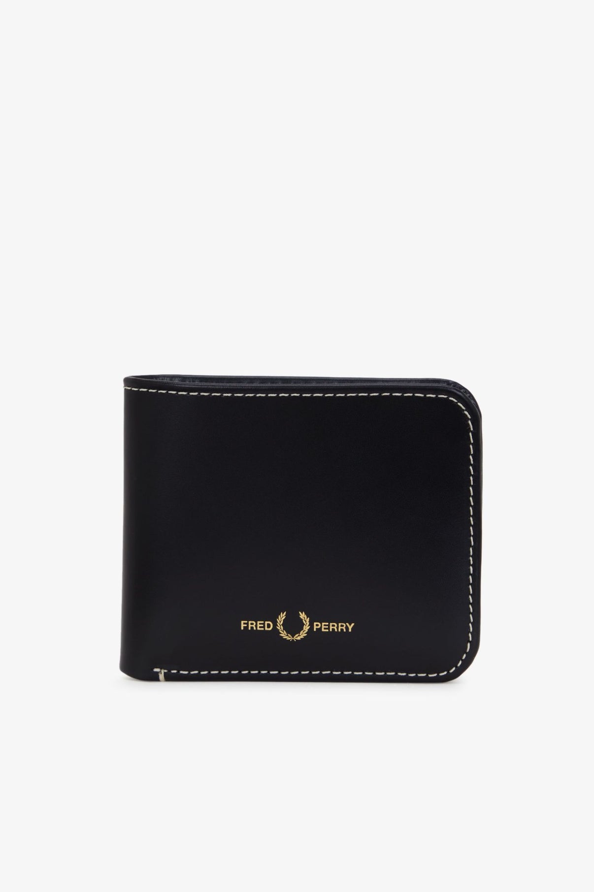 Fred Perry Box Leather Billfold Wallet Black – Kingpin Clothing Store